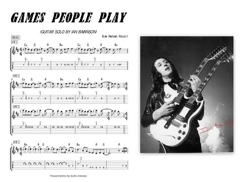 Games People Play guitar solo by Ian Bairnson #alanparsonsproject #guitarsolo