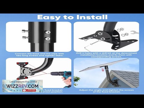 GNSKRF Starlink Gen 3 Wall Mount Starlink Pole Mounting kit for Starlink Review