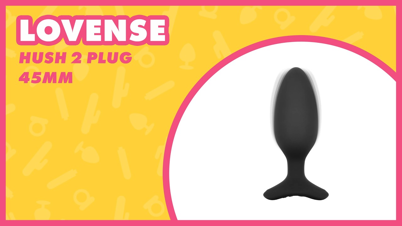 Lovense Hush 2 Plug 45mm Overview 💫 App Control & Maximum Intensity 💗 EasyToys