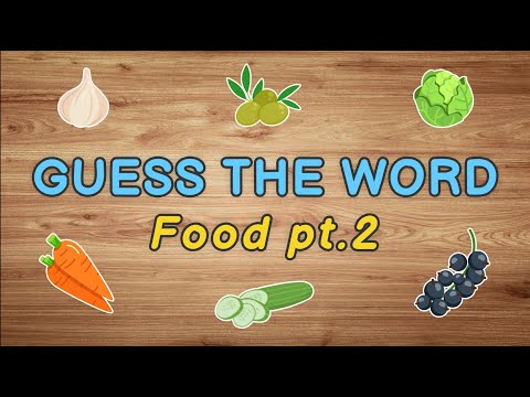 Game - Guess the Food: English ESL video lessons