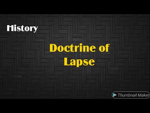 The Doctrine of Lapse: History Explanation