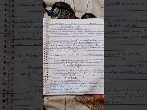 |bsc(hons)| |Chi square| test |completelecture|