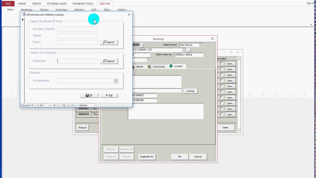 ePostcode.com Address & Postcode Lookup utility