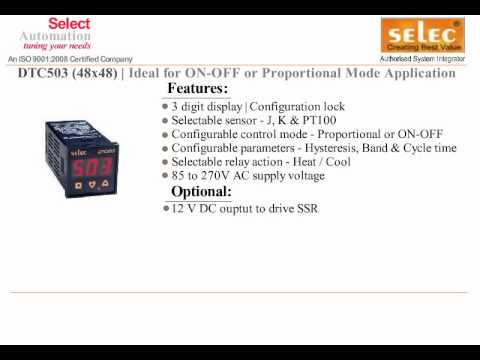 Temperature Controller - Selec DTC 503 Temperature Controller Wholesale ...