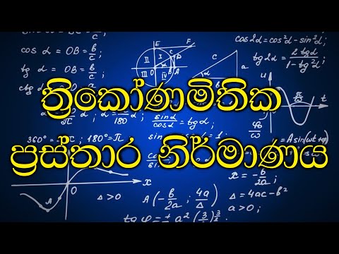 Trigonometry Graph - Combined Maths A/L in Sinhala-Janidu Rashmika