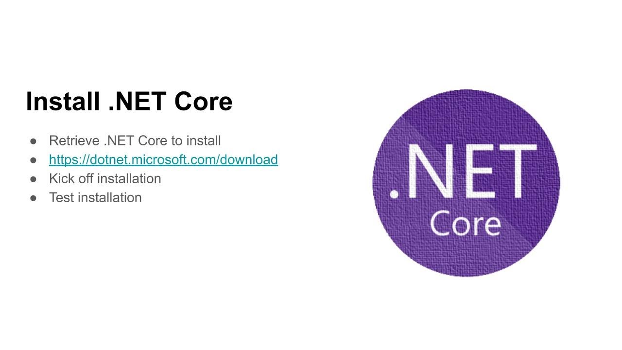 How to Install .NET Core and Visual Studio Code on Windows