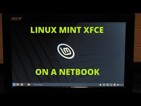 Installing & Testing Linux Mint Xfce 21.1 on a netbook!