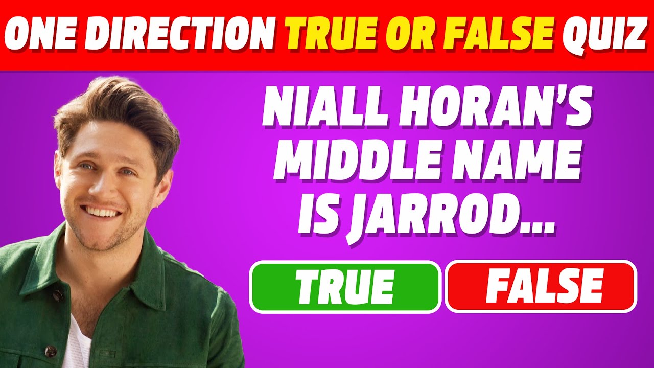 Ultimate one direction true or false quiz | One direction quiz 2025 | Are you true Directioner?