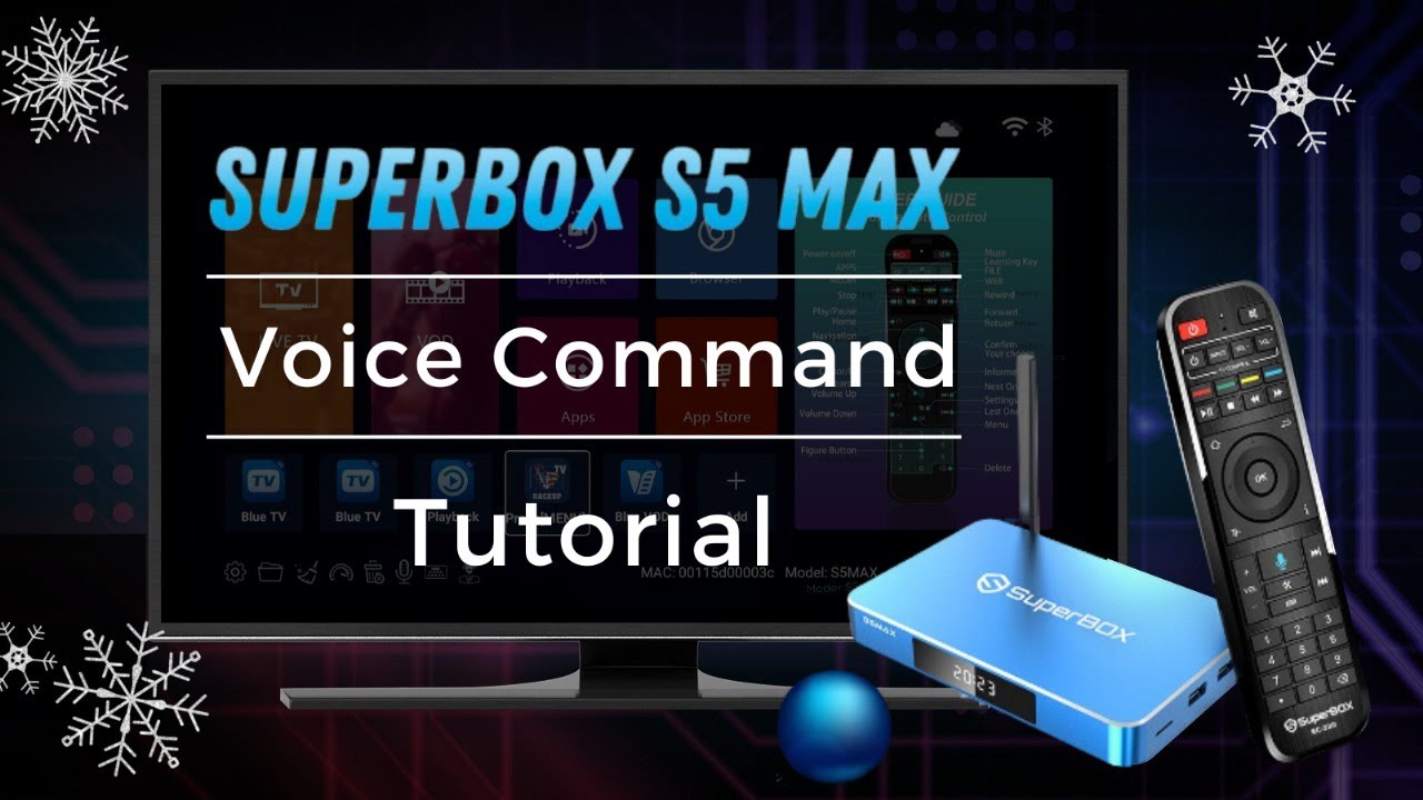 SuperBox S5 Max Upgraded Voice Command Tutorial