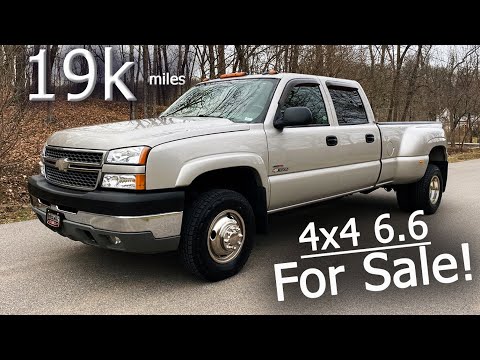 LOW MILE 6.6 Duramax For Sale: 2005 Chevy Silverado 3500 Dually with 19k Miles!