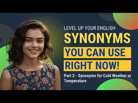 1 minute English | Use this Synonyms Right Now to Describe Cold Weather
