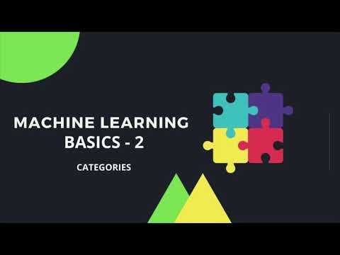 Machine Learning - Categories