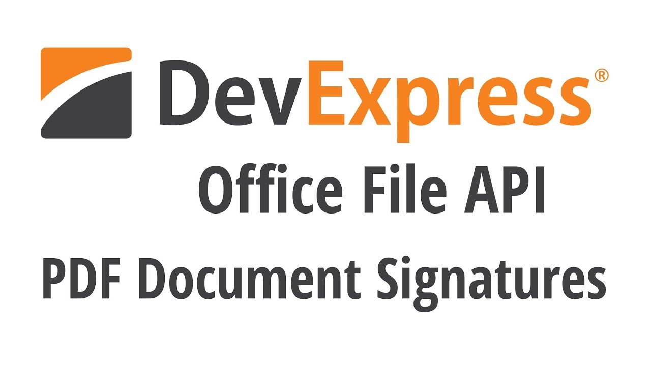 Office File API: PDF Document Signatures