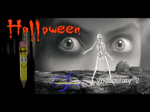 Scary Halloween English Vocabulary part 2 | Frightful witches, zombies, vampires, skeletons & more