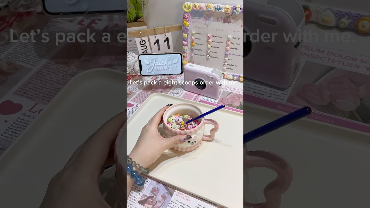 Eight scoops order! ❤️ #gift #giftideas #luckyscoop #smallbusiness #kawaii #stationery #cute