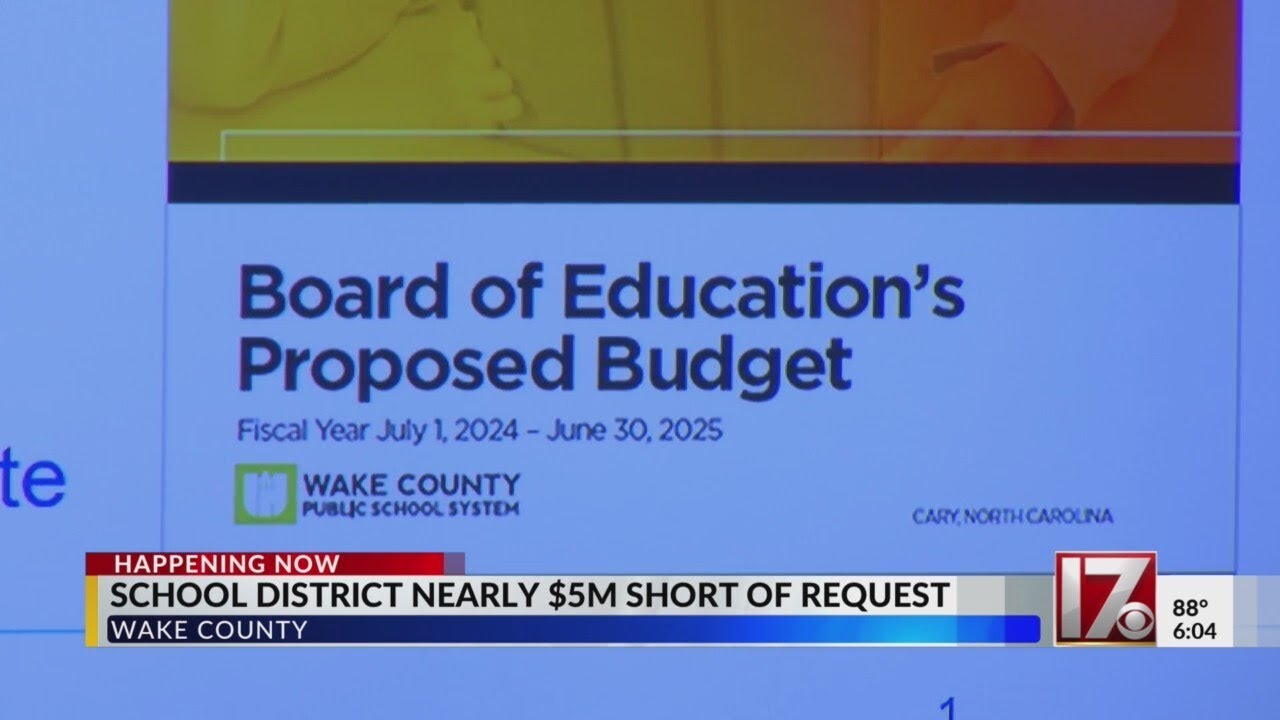 Wake County School Board talks budget process