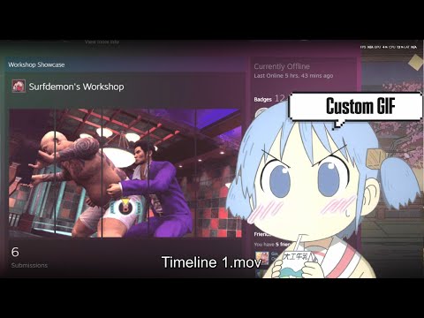 HOW TO ADD GIF ON YOUR STEAM PROFILE [ STEAM DECORATION ] #steam #decoration
