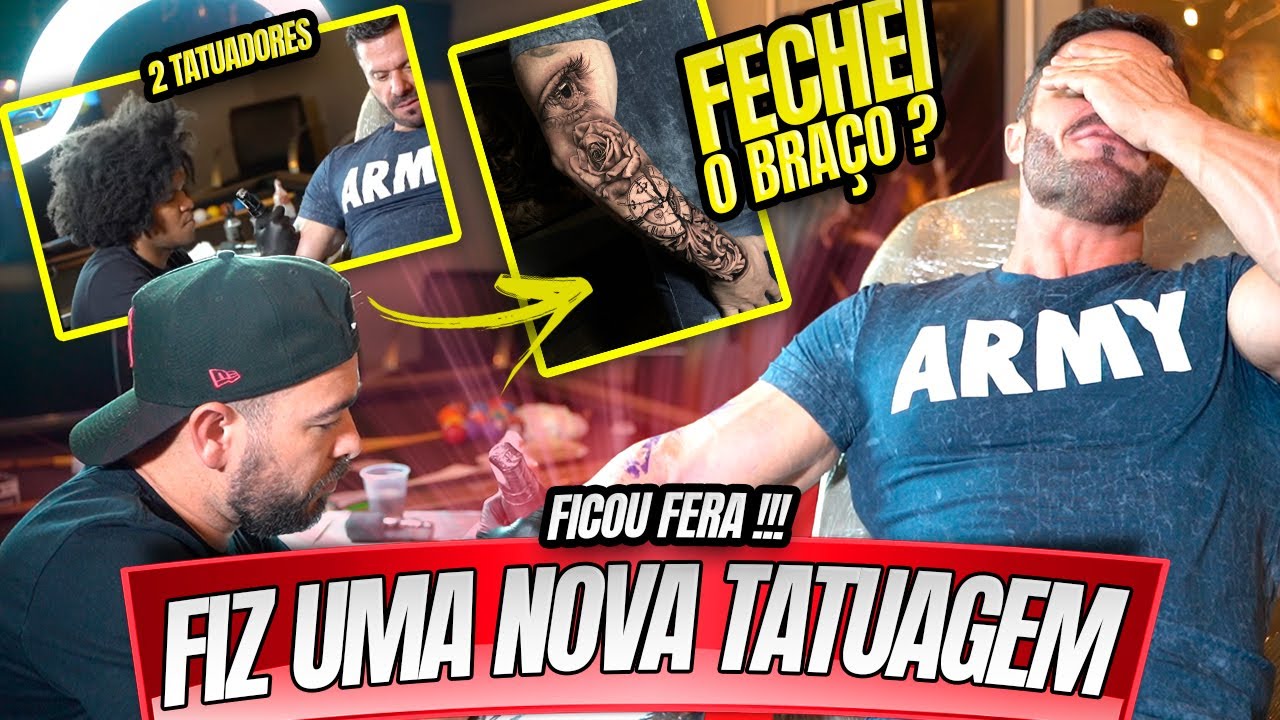 FIZ UMA NOVA TATUAGEM - FECHEI O BRAÇO ??