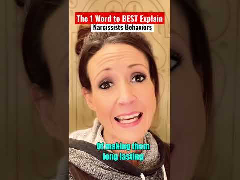 The ONE WORD that DESCRIBES Narcissists The BEST