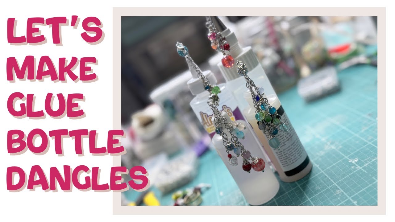 Junk Journal Glue Bottle Dangles - Easy Tutorial - Beginner Friendly 