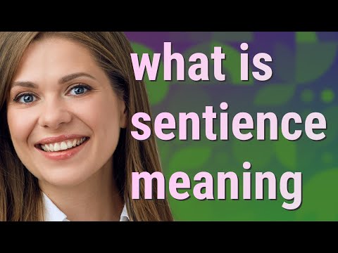 Sentience | meaning of Sentience