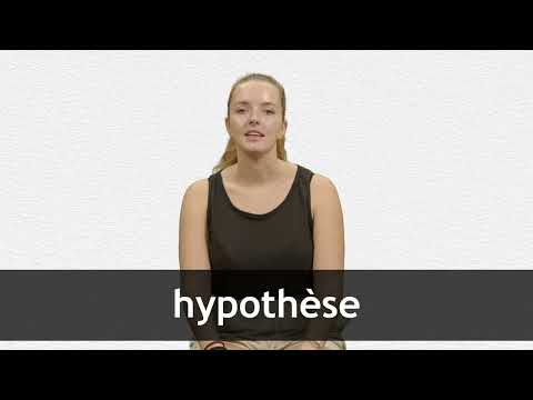 English Translation of “HYPOTHÈSE” | Collins French-English Dictionary
