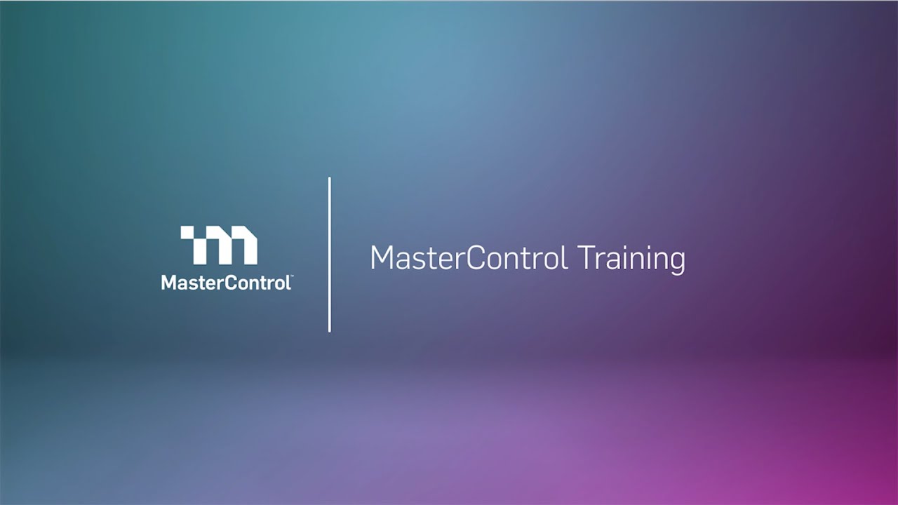 Demo: MasterControl Training Management Software