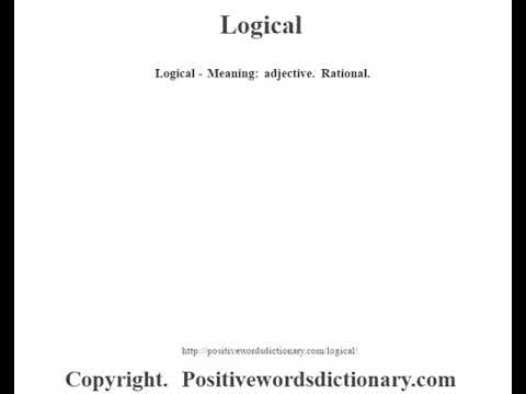 Logical definition | Logical meaning