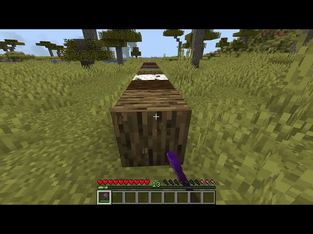 Wood Requires Silk Touch! Minecraft Data Pack