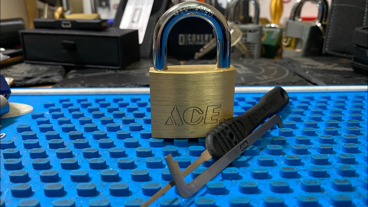 Green Belt: Ace Brass Padlock