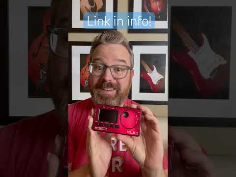 Guitar tuner and metronome in one!