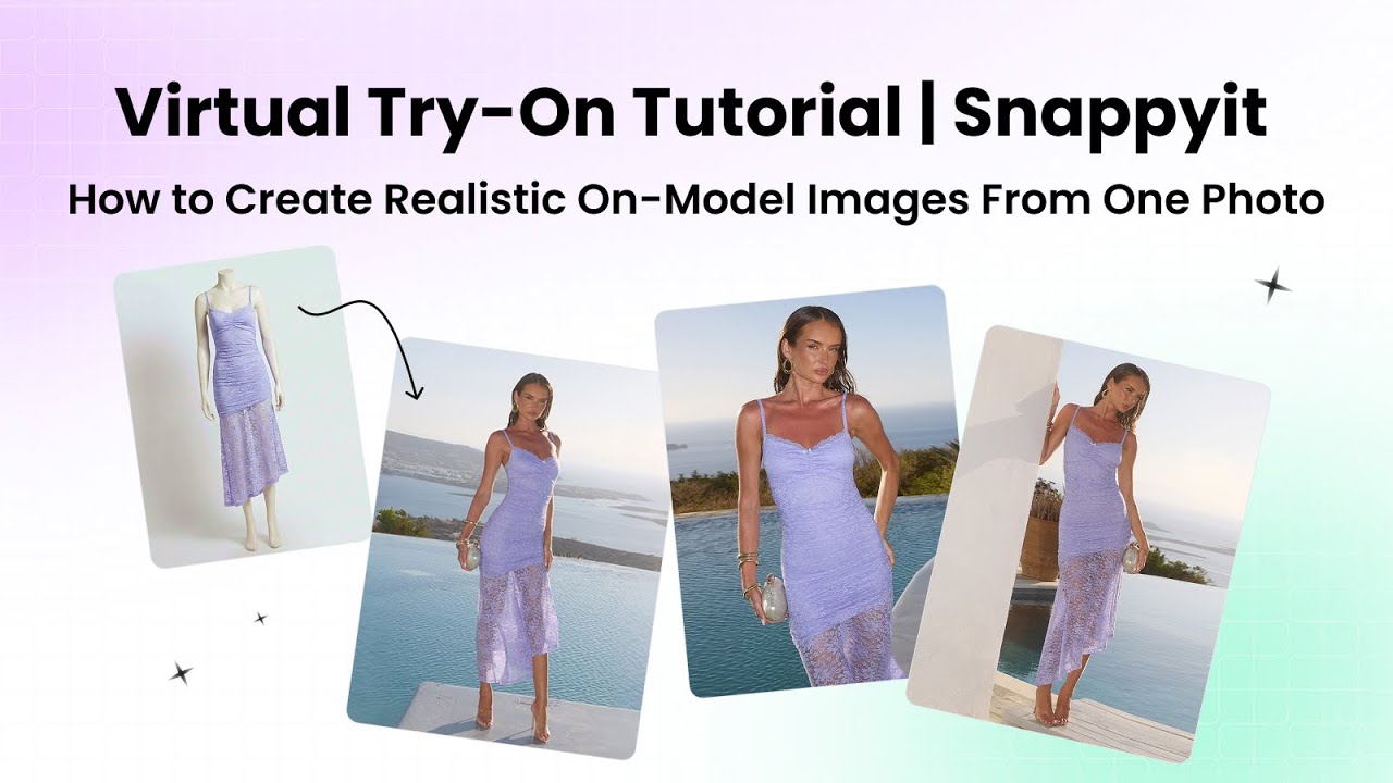 How to Create AI Fashion Models from One Photo｜AI Fashion Model Generator | Snappyit  Tutorial