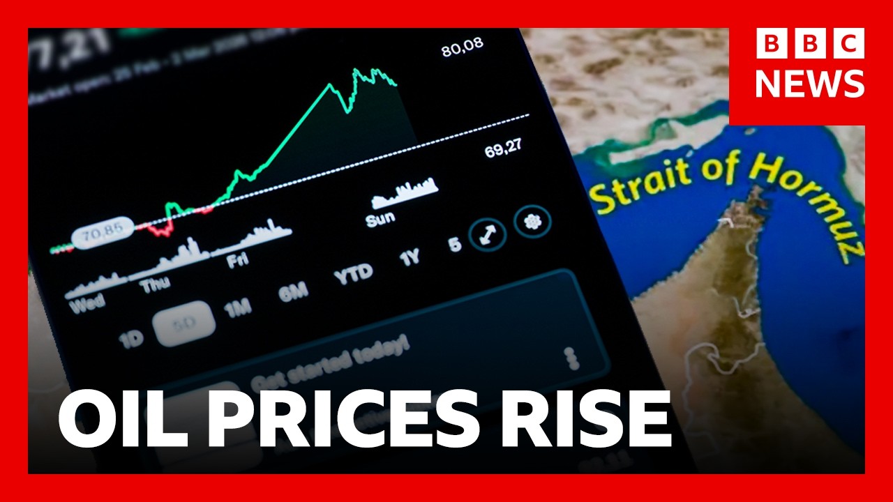 Oil prices rise and stocks sink as US-Israel war with Iran widens | BBC News
