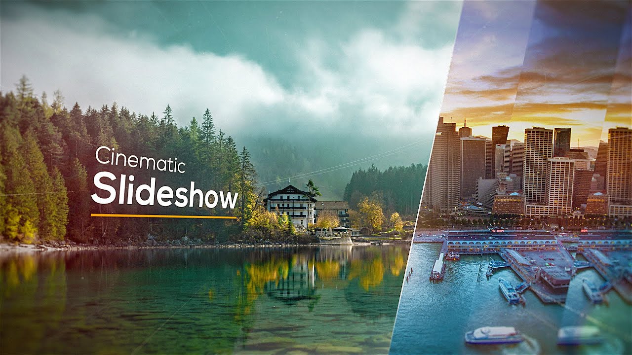 Inspired Cinematic Slideshow (After Effects Template)