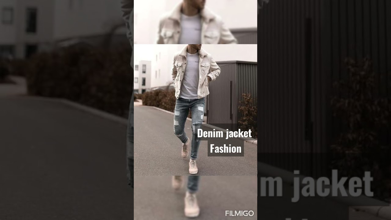 men's denim jacket fashion. denim jacket for men's