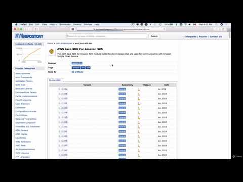 8 Add AWS Java SDK SES Maven Dependency 197