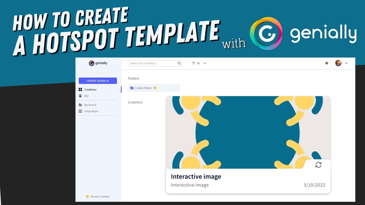 How to Use Genially to Create a Student Hot Spot Template