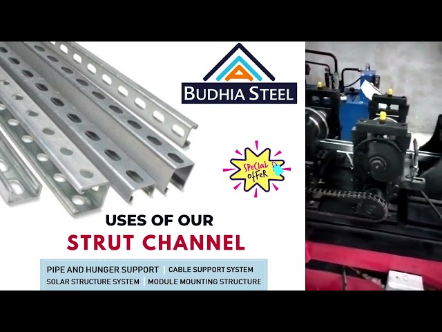 Solar Panel Mounting Structure - Pre Galvanised Strut Channel ...