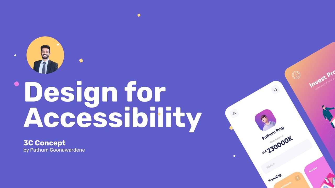 Design for Accessibility | 3C Concept | Learn UI/UX