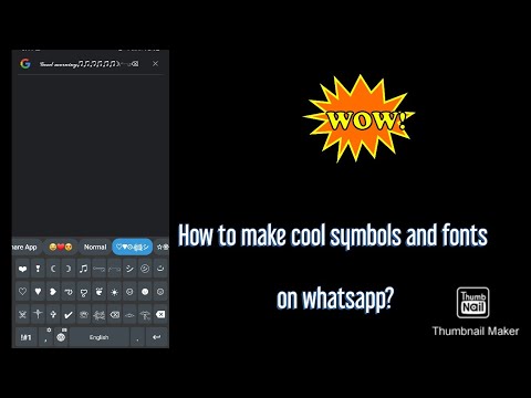 How to set cool fonts and symbols on any Keyboard?#COOL SYMBOLS#Keyboard