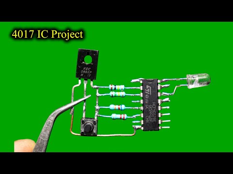 Amazing Useful Electronic Project Using CD4017BE Decade Counter IC