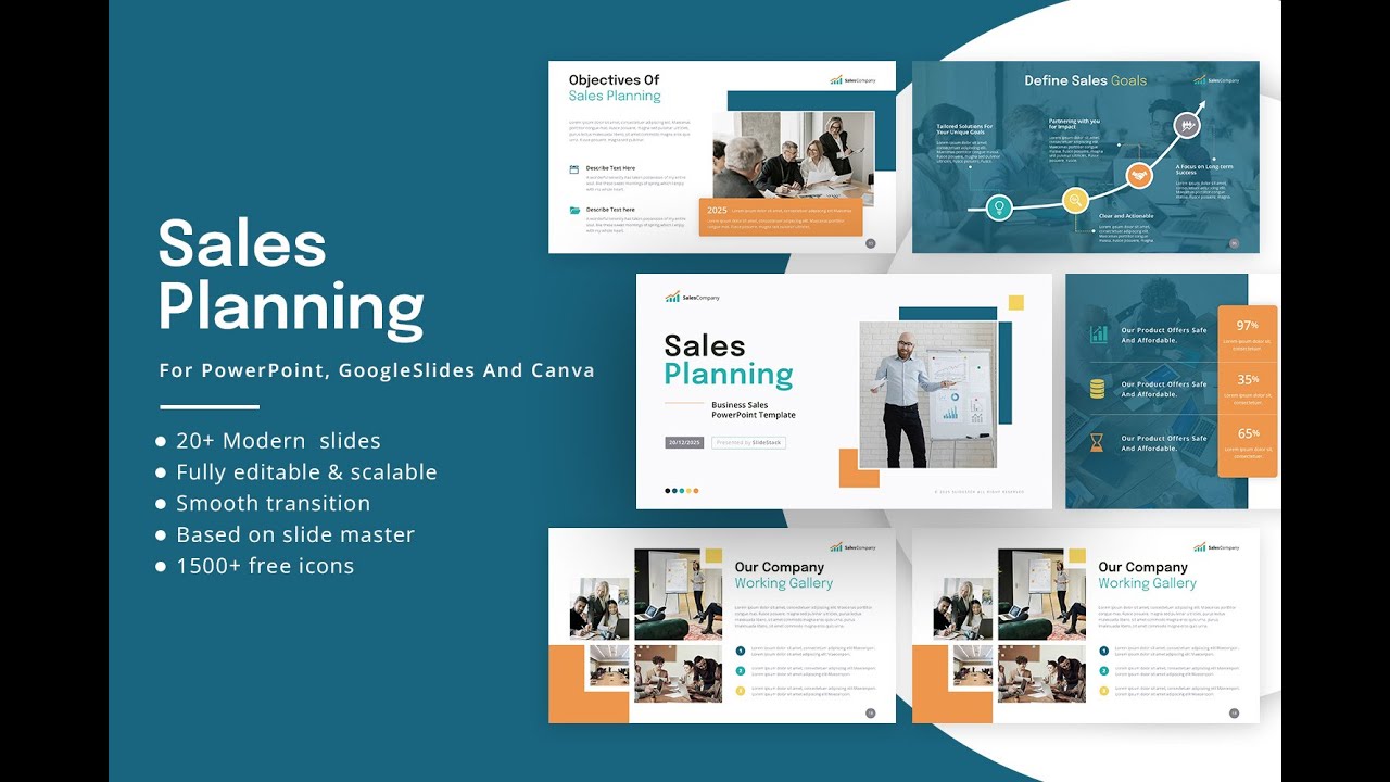 Sales Planning Process Presentation Template