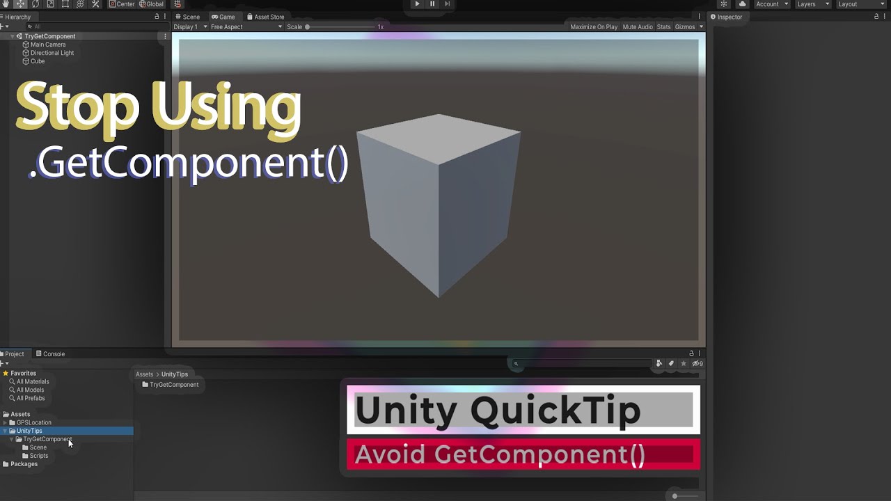Unity GetComponent vs TryGetComponent