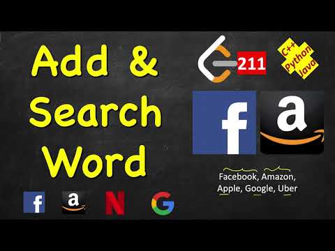 Learn Add and Search Word Data structure design | LeetCode 211 | C Java Python - Mind Luster