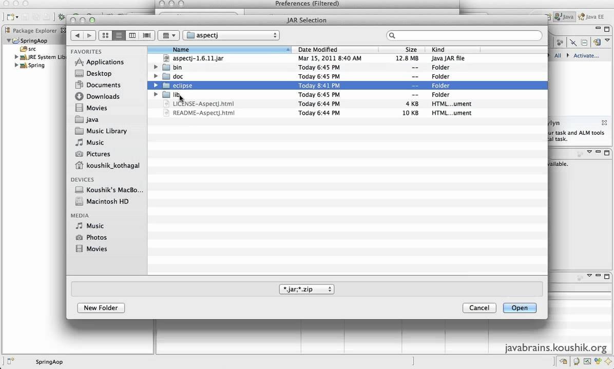 Spring Tutorial 25 - Setting Up AOP Dependencies