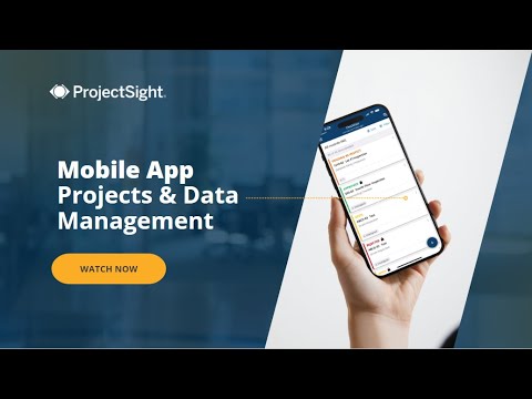 ProjectSight Mobile App: Working in Projects