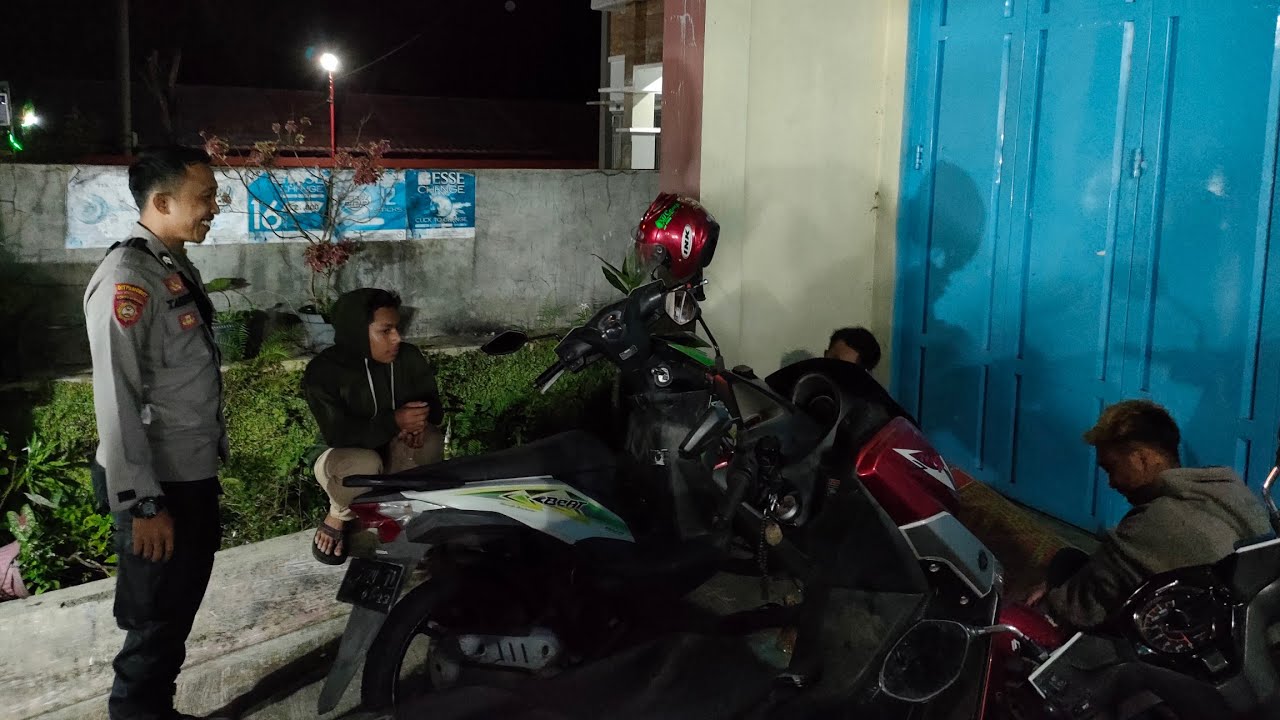 Patroli Kamtibmas Polsek Pulosari polres Pemalang Polda Jawa tengah