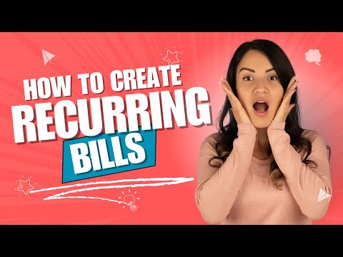 How to create recurring bills in Quickbooks Online 2025
