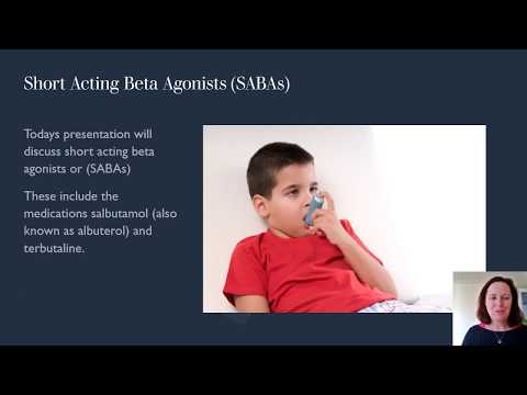 2-minute Pharmacology: Short Acting Beta Agonists (SABAs)