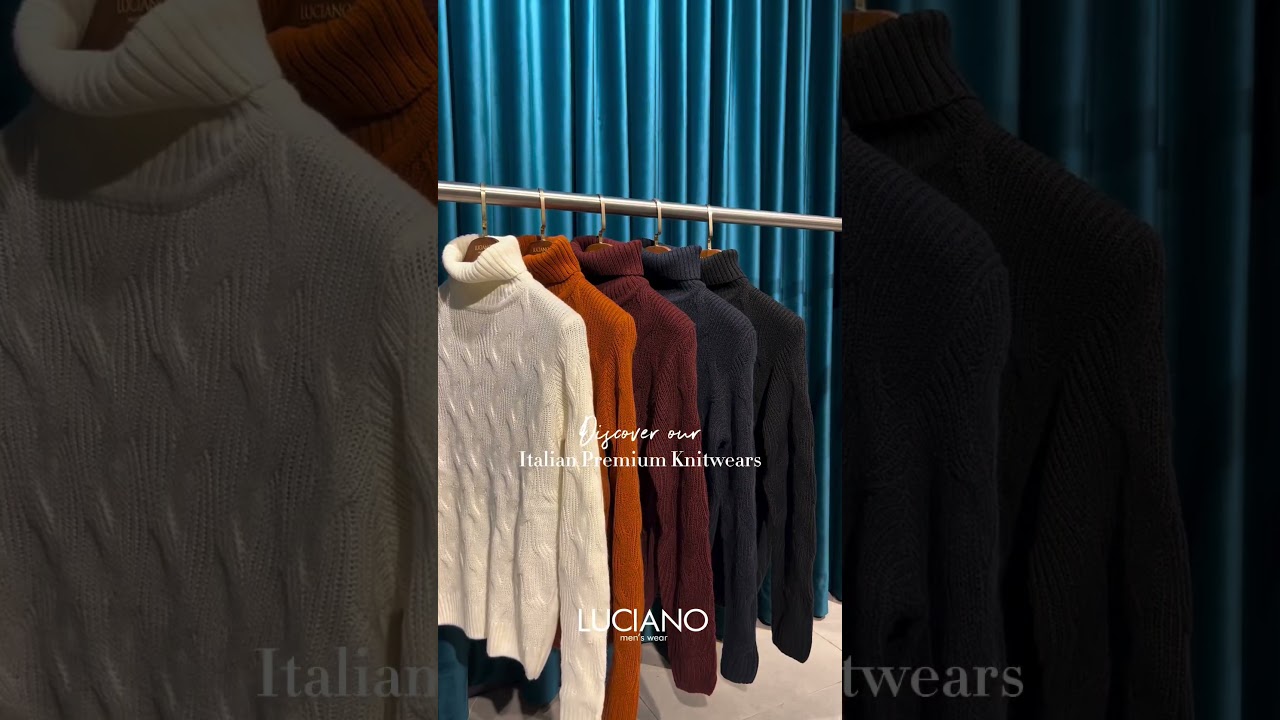 Discover our Italian premium knitwears. #Luciano #menswear  #fashion #suits #mensfashion